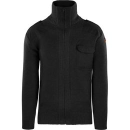 Normani Outdoor Sports Herren-Strickjacke Istrup in Schwarz | Gr.: XXL