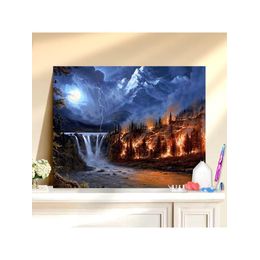 ARTNANAS Diamond Painting-"Anziehung der Gegens&auml;tze" | Gr.: 40x50 cm