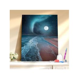 ARTNANAS Diamond Painting-"Mondschein am Meer" | Gr.: 60x80 cm