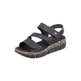 Rieker Komfort Sandalen in Schwarz | Gr.: 41