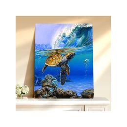 ARTNANAS Diamond Painting-"Schildkr&ouml;te im Meer" | Gr.: 30x40 cm