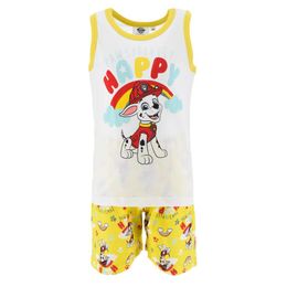 Pyjama "PAW PATROL" in Gelb/ Wei&szlig; | Gr.: 104