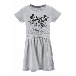 Disney Minnie Mouse Kleid kurzarm Retro Sommer in Grau | Gr.: 116