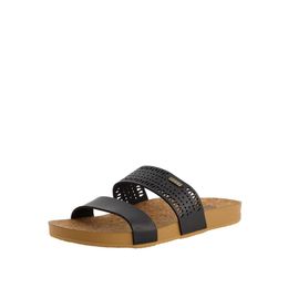 Reef Slipper Cushion Vista Perf in Black/Tan | Gr.: 38,5