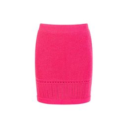 faina Damen Strick Minirock in Pink | Gr.: XS