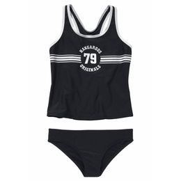 Kangaroos Tankini in schwarz | Gr.: 134/140