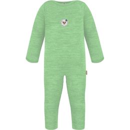 Normani Outdoor Sports Baby Merino Strampler Tangoio in Gr&uuml;n | Gr.: 68