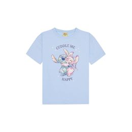 ONOMATO! T-Shirt kurzarm Stitch in Blau | Gr.: 122/128