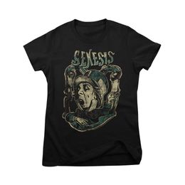 Genesis Shirt "Mad Hatter Girly Tee" in Schwarz | Gr.: L