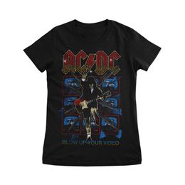 ACDC AC/DC Shirt "Blow Up Your Video Girly Tee" in Schwarz | Gr.: L