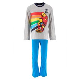 Avengers 2tlg. Outfit: Schlafanzug Ironman Pyjama in Grau | Gr.: 116