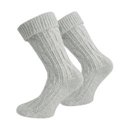Normani Trachtensocken in Silbermelange | Gr.: 43-46