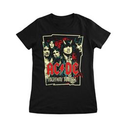 ACDC AC/DC Shirt "Highway To Hell Girly Tee" in Schwarz | Gr.: XL