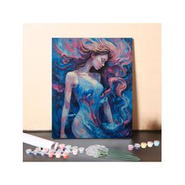 ARTNANAS DIY Malen nach Zahlen Set-"Schlafende Sch&ouml;nheit" | Gr.: 30x40 ohne Rahmen