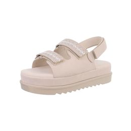 Ital-Design Sandale & Sandalette in Beige | Gr.: 40
