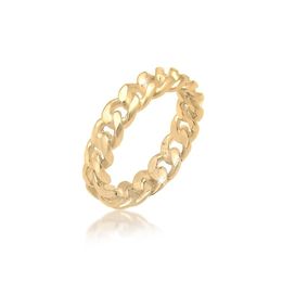 Elli Ring 925 Sterling Silber Twisted in Gold | Gr.: 58