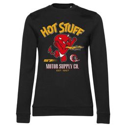 Hot Stuff Pullover "Motor Supply Co Girly Sweatshirt" in Schwarz | Gr.: M