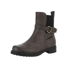 Ital-Design Stiefelette in Dunkelgr&uuml;n | Gr.: 36