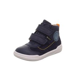 Superfit Leder-Lauflernschuhe "Superfree" in Dunkelblau | Gr.: 24
