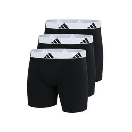 Adidas Boxershort 3er Pack in Schwarz/Weiß | Gr.: M
