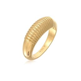Elli Ring 925 Sterling Silber in Gold | Gr.: 54