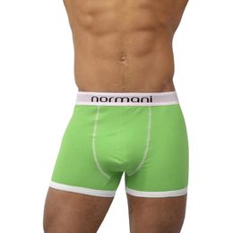 Normani 6 St&uuml;ck Retro Boxershorts aus Baumwolle in Retro Gr&uuml;n | Gr.: L
