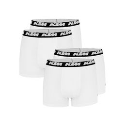 FREEGUN Boxershorts 4er Pack Boxer Man Cotton in White | Gr.: S