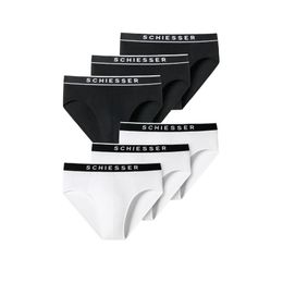 Schiesser Rioslip 95/5 Organic Cotton in schwarz-weiss | Gr.: XL