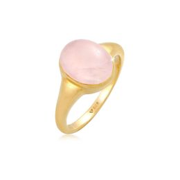 Elli Ring 925 Sterling Silber in Gold | Gr.: 52