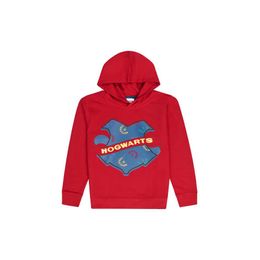 ONOMATO! Pullover mit Kapuze Harry Potter Hogwarts in Rot | Gr.: 158/164
