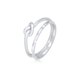 Elli Ring 925 Sterling Silber Knoten, Ring Set in Silber | Gr.: 56