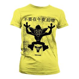Gremlins Shirt "Chinese Poster Girly Tee" in Gelb | Gr.: M