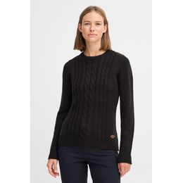 oxmo Strickpullover OXCarryone in Schwarz | Gr.: L