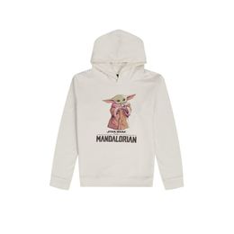 ONOMATO! Pullover mit Kapuze Star Wars The Mandalorian Grogu in Beige | Gr.: 170/176