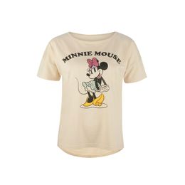 ONOMATO! T-Shirt kurzarm Minnie Mouse Cradle to Cradle in Beige | Gr.: M