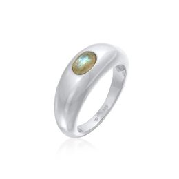 Elli Ring 925 Sterling Silber Siegelring in Silber | Gr.: 54