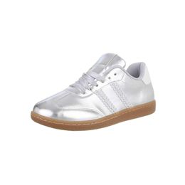 Ital-Design Freizeitschuh in Silber | Gr.: 36