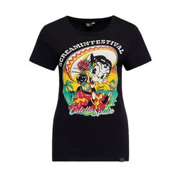 Queen Kerosin T-Shirt Screamin' - 50s Rock & Rhythm Festival in schwarz | Gr.: XS