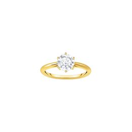 Thomas Sabo Ring Mit Wei&szlig;em Stein Im Brillantschliff in gold | Gr.: 52