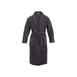 just2little Bademantel Exquisit in Grau | Gr.: XXL