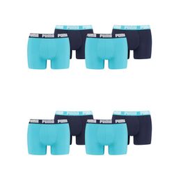 Boxershorts Puma BASIC BOXER 8P in 796 - Aqua / Blue | Gr.: L