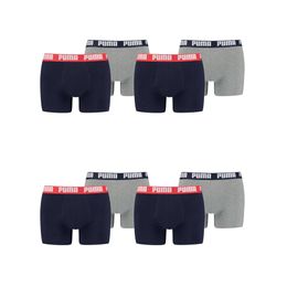 Boxershorts Puma BASIC BOXER 8P in 036 - Blue / Grey Melange | Gr.: M