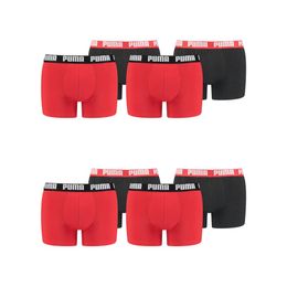 Boxershorts Puma BASIC BOXER 8P in 786 - Red / Black | Gr.: L
