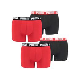 Boxershorts Puma BASIC BOXER 4P in 786 - Red / Black | Gr.: L