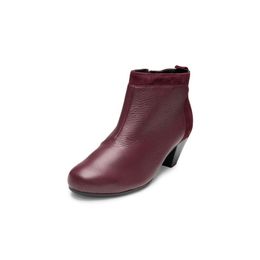 vitaform Hirschleder Stiefeletten in weinrot | Gr.: 36
