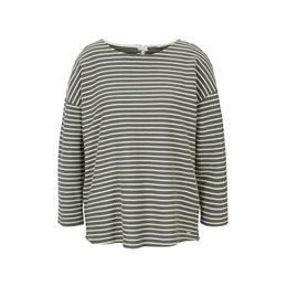 Tom Tailor Denim Langarmshirt STRUCTURE STRIPED in Mehrfarbig | Gr.: L