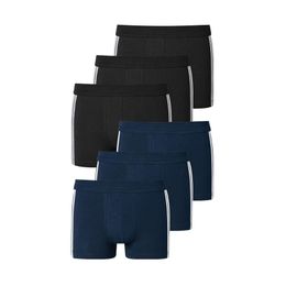 Schiesser Retro Boxer 95/5 Stretch in schwarz-navy | Gr.: M