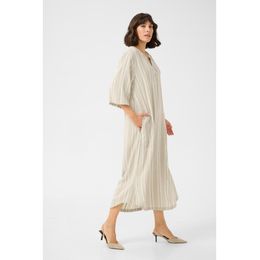 Kaffe Kleid KAmilia Relaxed fit in Chalk / Chinchilla Stripe | Gr.: 34