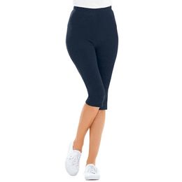 GOLDNER L&auml;ssige Baumwollhose mit Dehnbund in marine | Gr.: 44