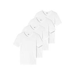 Schiesser T-Shirt Uncover in Wei&szlig; | Gr.: S